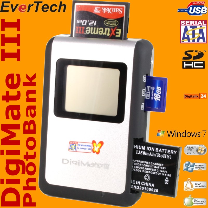 640 GB DigiMate III Fotospeicher Imagetank Bildspeicher | eBay